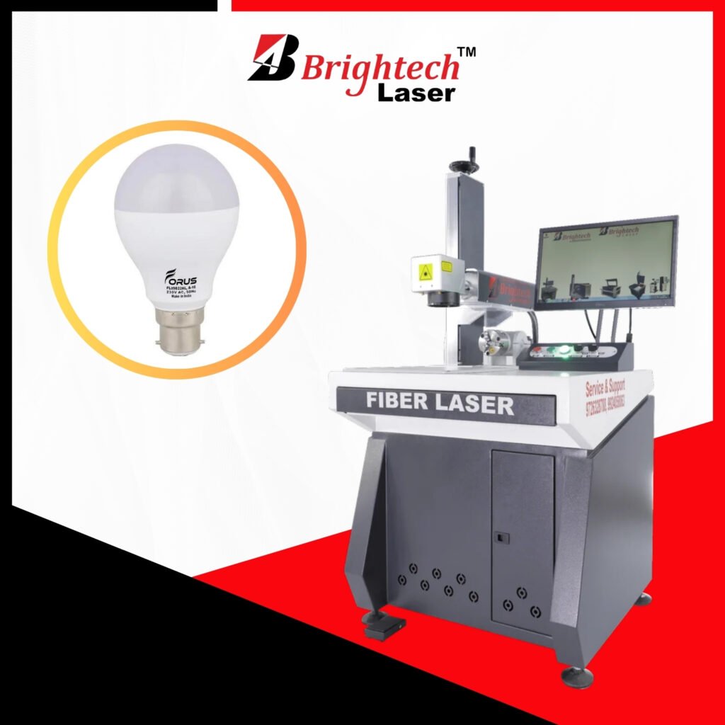 LED Bulb Laser Marking Machine in Ahmedabad, India